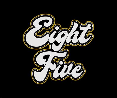 Premium Vector Eight Five Typography Vector T Shirt Design