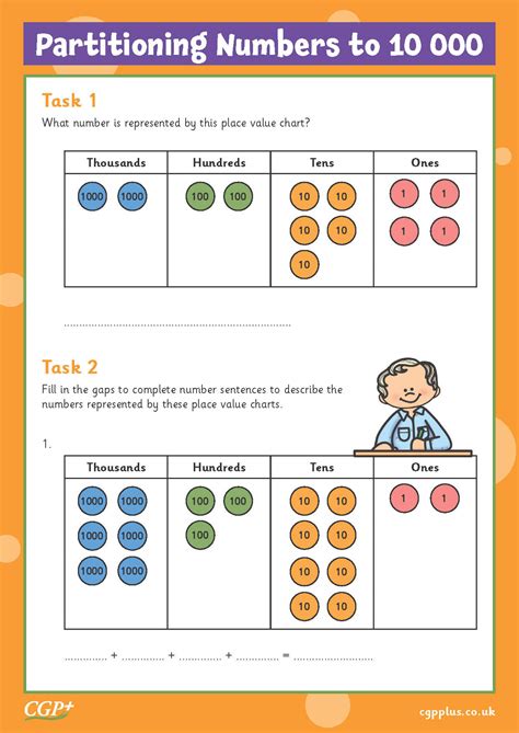 Partitioning Numbers Up To 10 000 Problems Stretch Year 4 Cgp Plus Partitioning Numbers Up To 10 000 Problems Stretch Year 4 Cgp Plus