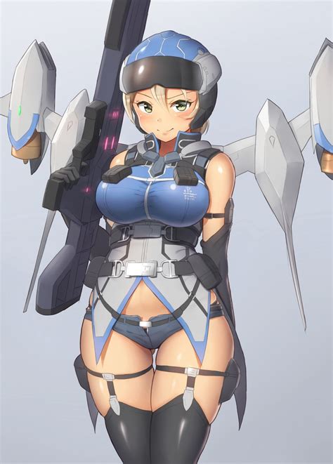 Wing Diver Earth Defense Force And 1 More Drawn By Makuro Danbooru