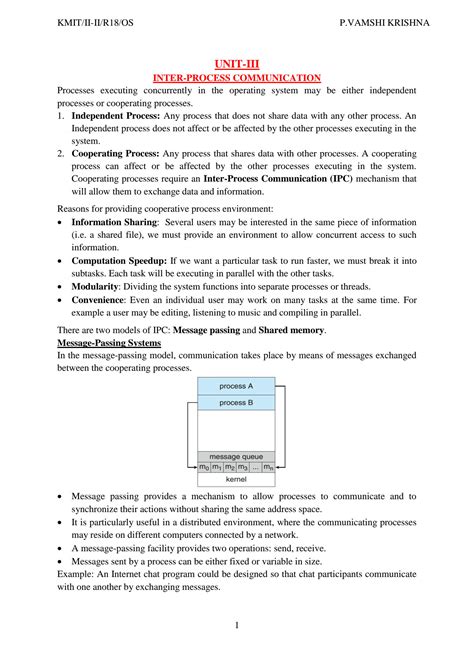 SOLUTION Os Unit Process Synchronization Deadlock Studypool
