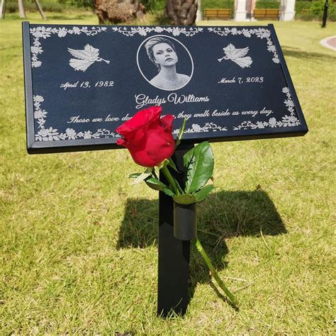 Personalized Headstone With Photo Headstones For Graves