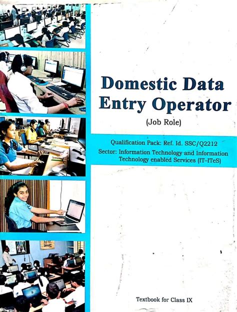 Domestic Data Entry Operator Class 9th The Advansity