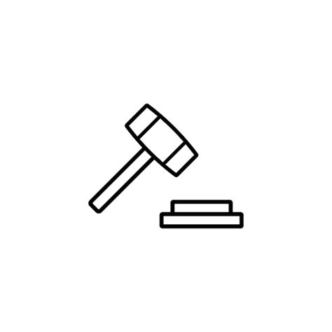 Premium Vector Mallet Vector Icon