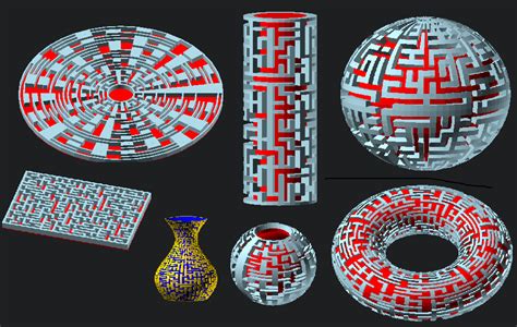 Maze Map Openscad Script By Vendicar Decarian Download Free Stl