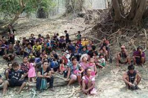 မြန်မာနိုင်ငံနယ်စပ်တွင်ဖြစ်ပွားသောတိုက်ပွဲများကြောင့် မယ်ဟောင်ဆန်ဒေသတွင် မြန်မာဒုက္ခသည် ၅ဝဝဝ