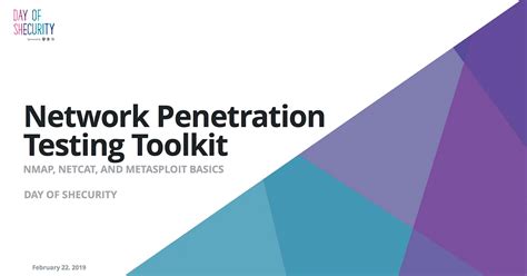 Network Penetration Testing Toolkit Netcat Nmap And Bishop Fox