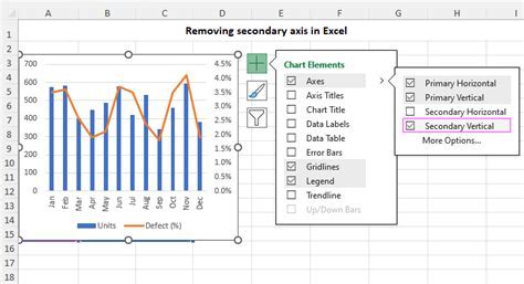 Nd Axis Bar Chart Excel
