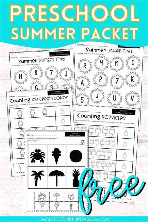 Preschool Worksheets