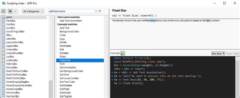 Solved Need Help With Add Text Annotation Not Working As Expected Jmp User Community