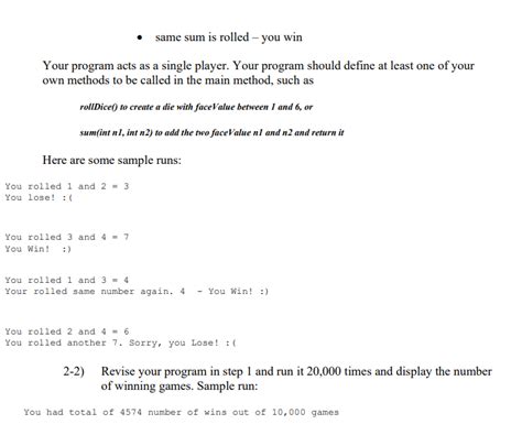 Solved 2 Create A Java Program Called Gamecraps Xxxjava