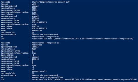 Getting Vsphere Resource Pools By Datacenter Virtually Sober