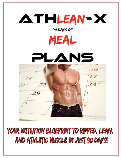 Athlean X 90 Day Workout And Meal Plan Diet Program Exercise Fitness