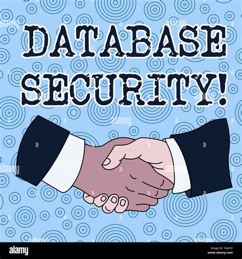 Conceptual Hand Writing Showing Database Security Concept Meaning Security Controls To Protect
