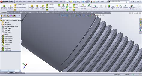 How To Model Bolt With Terminating Thread In Solidworks Grabcad