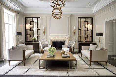 Symmetrical Design With Asymmetrical Elements Creating A Sense Of