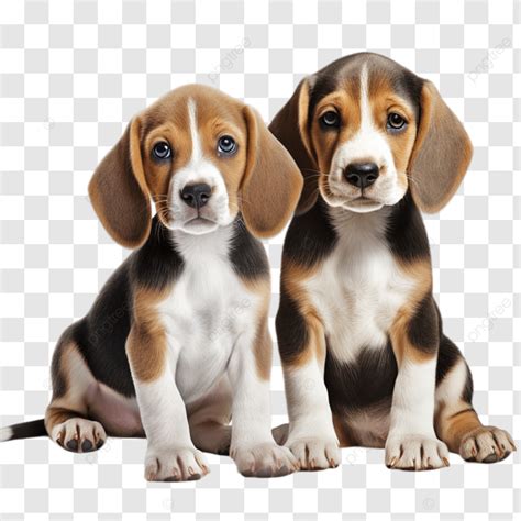 Adorable Beagle Puppies On White Background Beagle Puppies Huddled