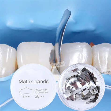 200pcs Dental Matrix Bands Matrices For Anterior Molar Composite Resin