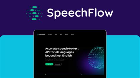 SpeechFlow Leading Speech To Text API Service