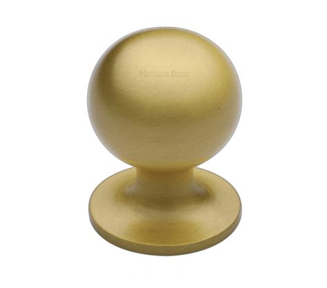 Heritage Brass Cabinet Knob 32mm Ball Design 8 Finishes