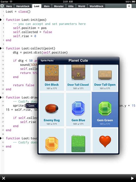 codify elegant creative coding directly on the ipad no other