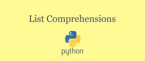 How To Use List Comprehension In Python Dev Community