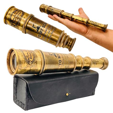 Brass Telescope Spyglass Pirate Nautical Antique Vintage Collection