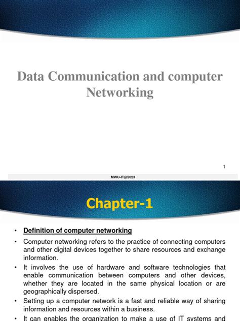 Data Communication Chapter 1 Pdf