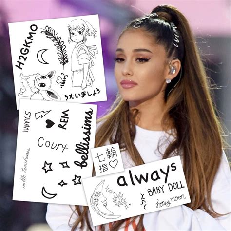 Ariana Grande Tattoo