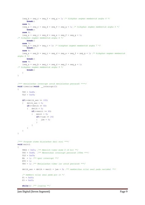 Jam Digital 7 Segment Arduino Pdf