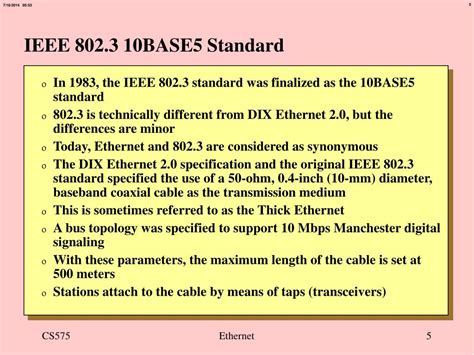 Ppt Rivier College Cs575 Advanced Lans Ethernet Powerpoint Presentation Id 1808660