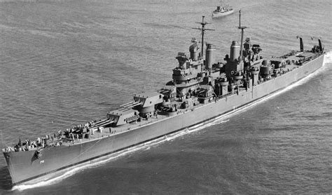 Good Shot Of Uss Canberra Ca 70 Named After Hmas Canberra Which Had