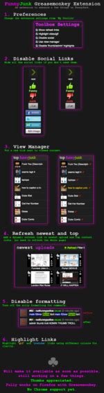 FunnyJunk Greasemonkey Extension An Extension To Enhance A Few Things On FunnyJunk 1
