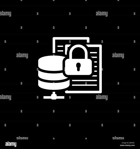 Secure File Storage Icon Flat Design Stock Vector Image Art Alamy