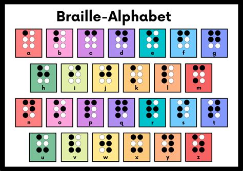 brailleschrift welt braille tag stock und stein