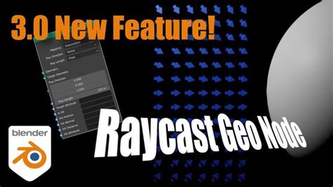 Blender New Feature Raycast Node YouTube