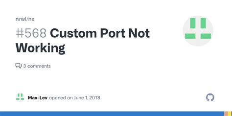 Custom Port Not Working Issue 568 Nrwl Nx GitHub