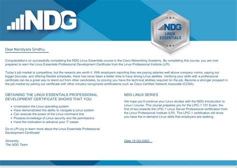 Nandyala Sindhu On Linkedin Cisconetworkingacademy Ciscocertification Linuxcommands