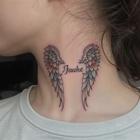 32 Angel Wings Tattoo Ideas For The Neck Divine And Meaningful