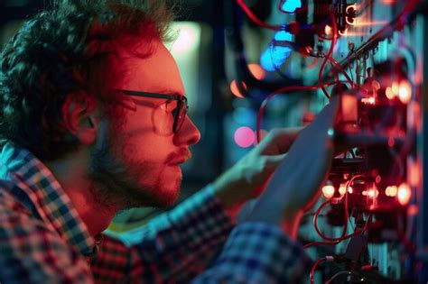 Picture A Quantum Computing Researcher Exploring N Generative Ai Premium Ai Generated Image