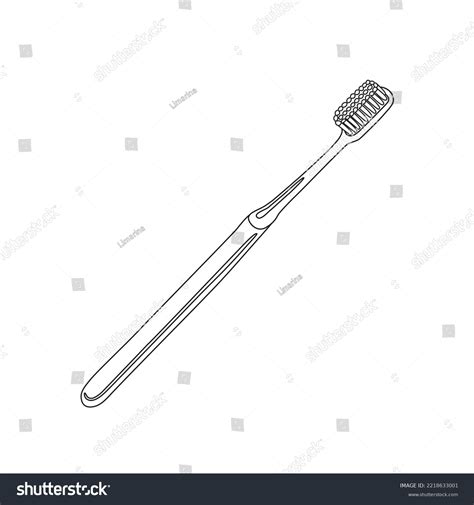 Toothbrush Pencil Drawing