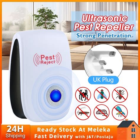 𝟯 𝗣𝗜𝗡 𝗣𝗟𝗨𝗚 》ultrasonic Pest Repellent Anti Mosquito Mouse Cockroach