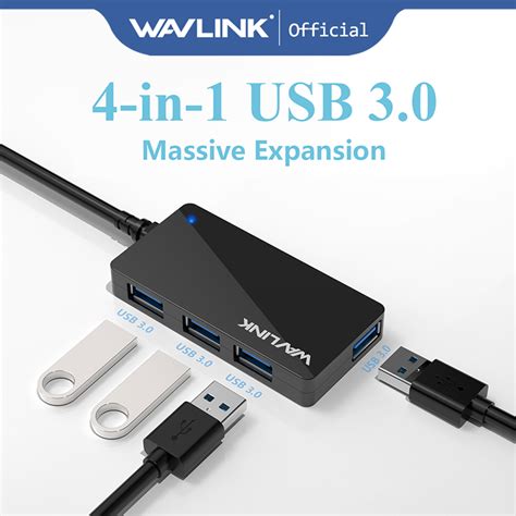 Wavlink SuperSpeed USB 3 0 4 Port Hub Shopee Philippines