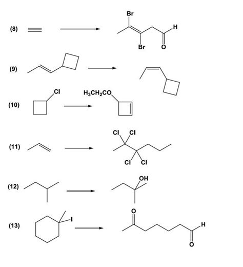 Solved Propose A Complete Synthesis For Each Reaction Chegg Com