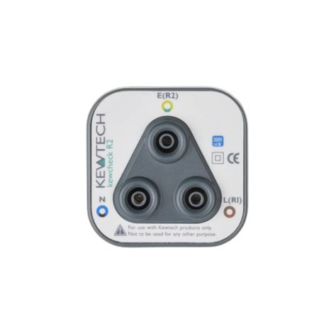 Kewtech KEWCHECKR2 Socket Testing Adapter For Secure Connection Of Test Leads To Mains