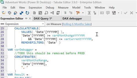 The Go To Definition Button Rarely Lights Up And F12 Doesnt Work · Issue 962 · Tabulareditor