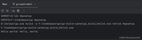 Go程序运行与调试（五）怎么运行go语言的可执行文件 Csdn博客