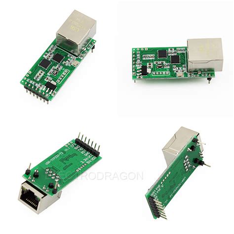 T24 Ethernet Rj45 Tcp Udp To Serial Rs 232 Module Electrodragon
