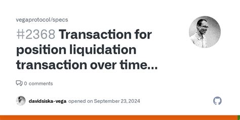 Transaction For Position Liquidation Transaction Over Time · Issue