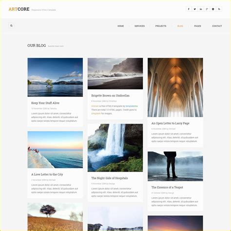 Grid Based Website Templates Free Download Of 21 Outstanding Grid Based