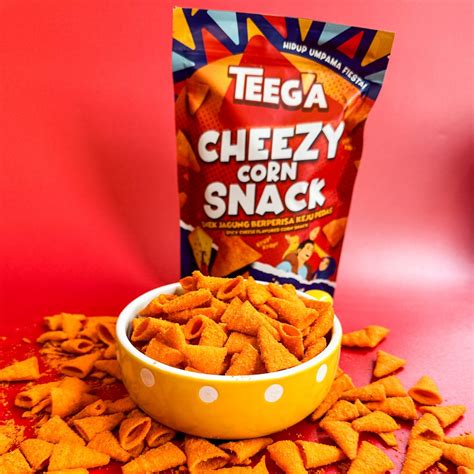 Teega Crispy Corn Cheezy Snack Food And Drinks Packaged And Instant Food On Carousell